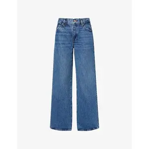 FRAME The Stroll Wide-leg Denim Jeans - Partridge