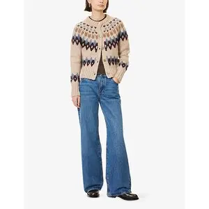 FRAME The Stroll Wide-leg Denim Jeans - Partridge