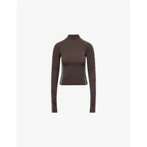 ADANOLA Jacquard Seamless Jersey Top