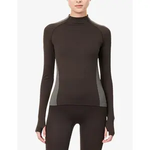 ADANOLA Jacquard Seamless Jersey Top