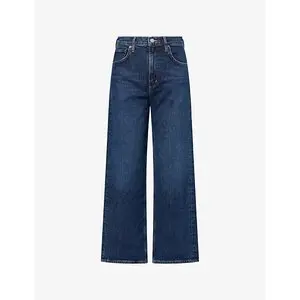 AGOLDE Wide-leg Stretch-denim Jeans