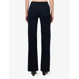 Paige Leenah 32' Slim Wide-leg Stretch-denim Jeans - Control