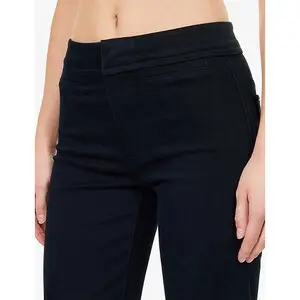 Paige Leenah 32' Slim Wide-leg Stretch-denim Jeans - Control