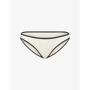 Seafolly Textured Hipster Bikini Bottom - Ecru