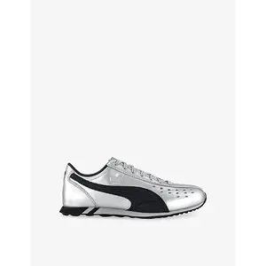 Puma Silver Tone Sneakers For Men