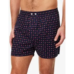 Derek Rose Nelson Patterned Cotton Boxer Shorts