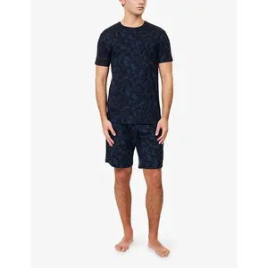 Derek Rose Printed Stretch-jersey Shorts