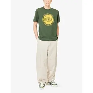 LES DEUX Ben Basketball Cotton-jersey T-shirt