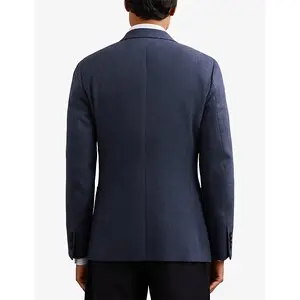REISS Oasis Double-breasted Wool-blend Blazer