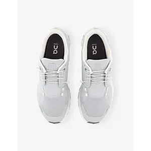 On Cloud 6 Mesh Low-top Trainers - Glacier White