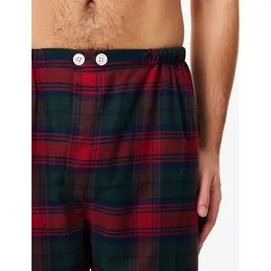 Derek Rose Kelburn Check-print Brushed-cotton Pyjama Set