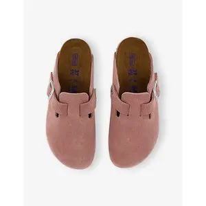 BIRKENSTOCK Boston Suede Clogs