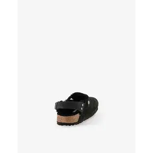 BIRKENSTOCK Tokio Shearling-lined Suede Clogs