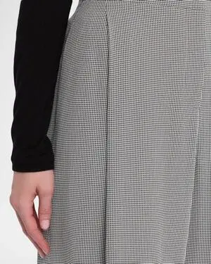 Lafayette 148 New York Cooper Houndstooth Jacquard Barrel Pants