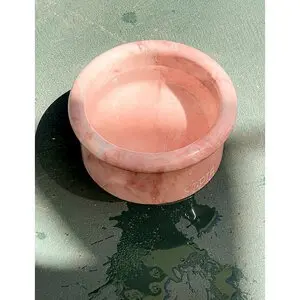 ST.PIA Marbowl Marble Dog And Cat Bowl 19cm