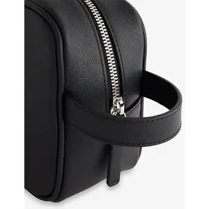 Emporio Armani Branded Faux-leather Washbag