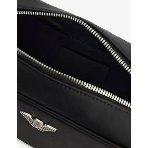Emporio Armani Branded Faux-leather Washbag