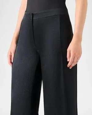 Akris Celeste Wide-leg Pants - Black
