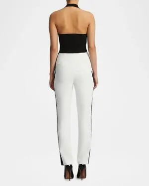 Bcbgmaxazria Slim Crepe Tux Pants
