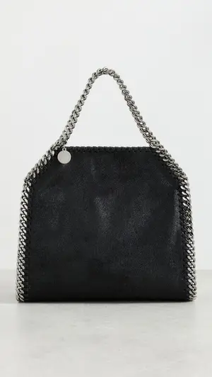 Stella McCartney Shaggy Deer Mini Chain Tote Bag - Black
