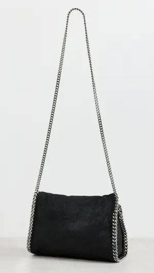 Stella McCartney Shaggy Deer Mini Chain Tote Bag - Black