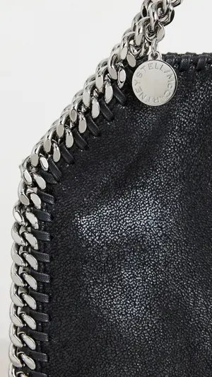 Stella McCartney Shaggy Deer Mini Chain Tote Bag - Black