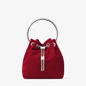 JIMMY CHOO Bon Bon Velvet Bag