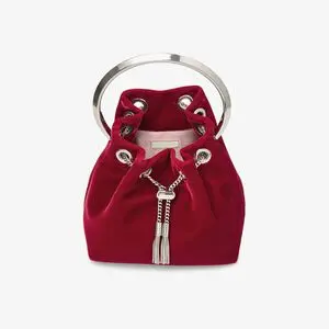 JIMMY CHOO Bon Bon Velvet Bag