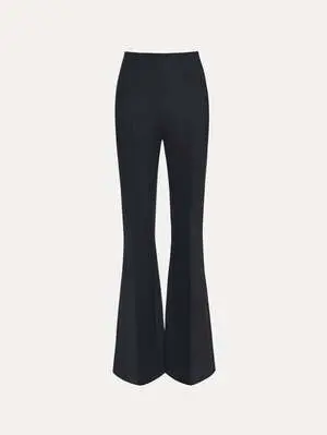 Oscar De La Renta Wool Flared Pant