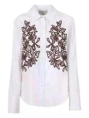 ERMANNO FIRENZE Ermanno Scervino Embroidery Shirt - White