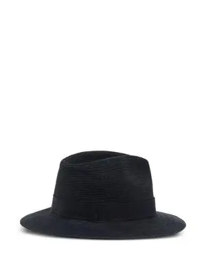 Giorgio Armani Ribbon-trim Fedora Hat