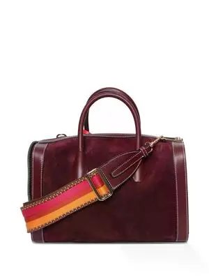 LANCEL Tag-detail Tote Bag - Red