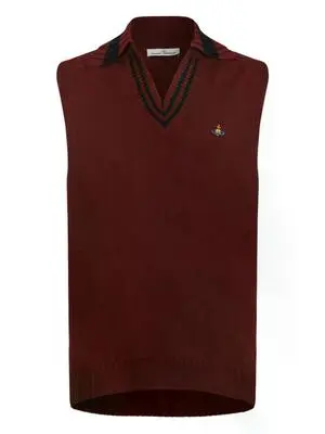 VIVIENNE WESTWOOD Striped Sleeveless Jacket