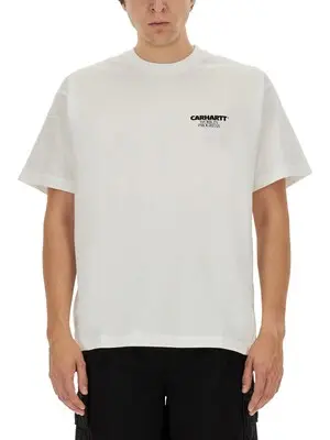 Carhartt Work In Progress T-shirt With Logo - White