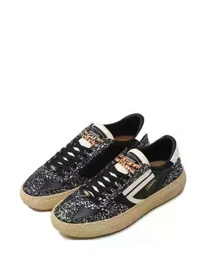 PURAAI Glitter Sneakers - Black