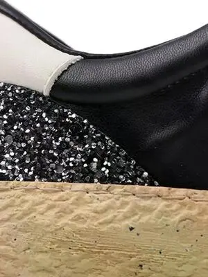 PURAAI Glitter Sneakers - Black