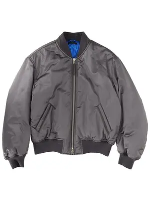 TOM FORD Silk Bomber Jacket - Grey
