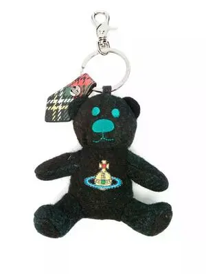 VIVIENNE WESTWOOD Teddy-bear Keyring - Green