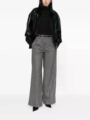 Marc O'polo Wide-leg Palazzo Pants - Grey