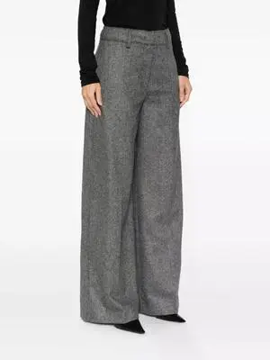 Marc O'polo Wide-leg Palazzo Pants - Grey