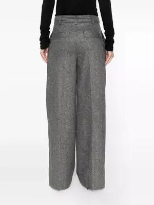 Marc O'polo Wide-leg Palazzo Pants - Grey