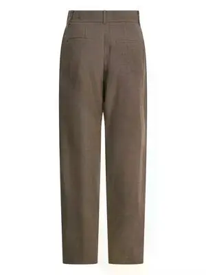 SANDBEIGE Pleated Trousers - Brown