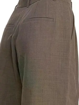 SANDBEIGE Pleated Trousers - Brown