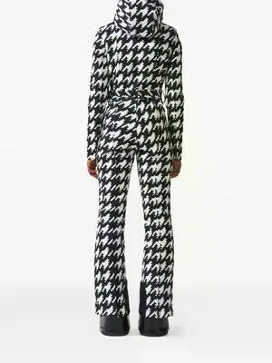 Perfect Moment Houndstooth Hooded Ski Suit