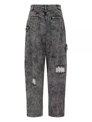 HUI MILANO Ripped Pocket Jeans