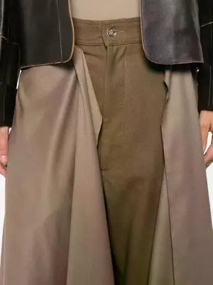 MARBELL Draped Panel Trousers
