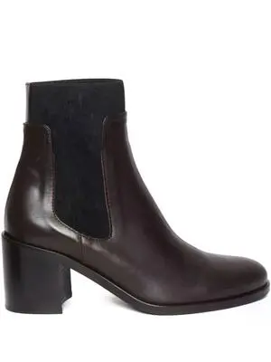 VIA ROMA 15 Leather Chelsea Boots