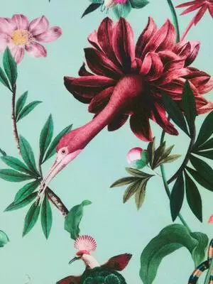 La DoubleJ Floral-Print Swimsuit Blue