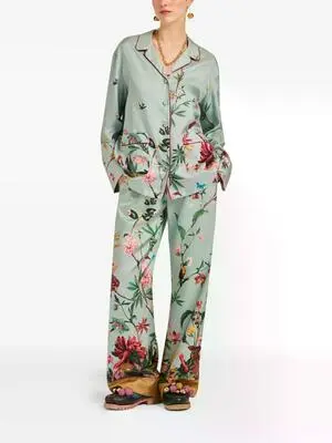 La DoubleJ Floral Palazzo Pants