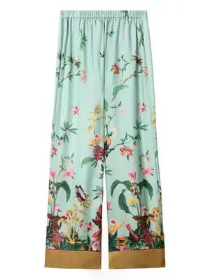 La DoubleJ Floral Palazzo Pants